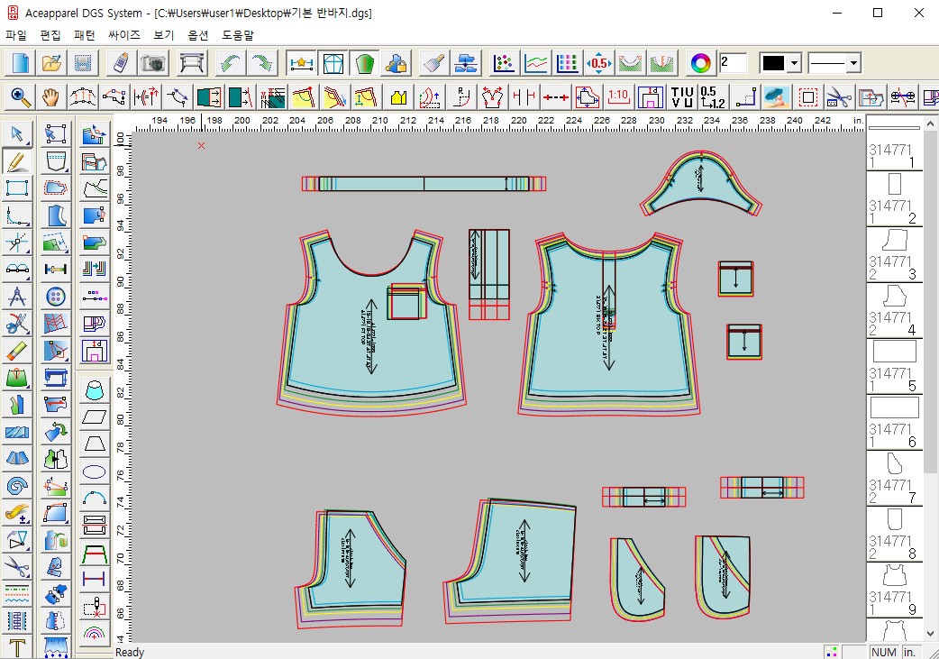 Pattern design, Grading & Marking services | 패턴캐드닷컴